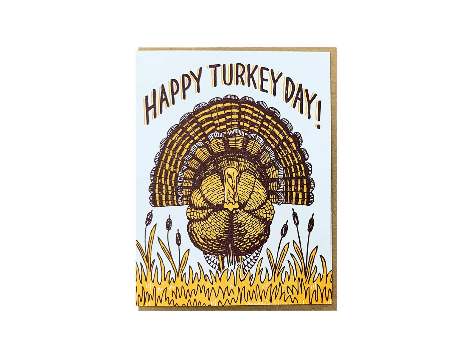 Turkey Day Thanksgiving Cards Boxed Set of 6 Letterpress | Etsy