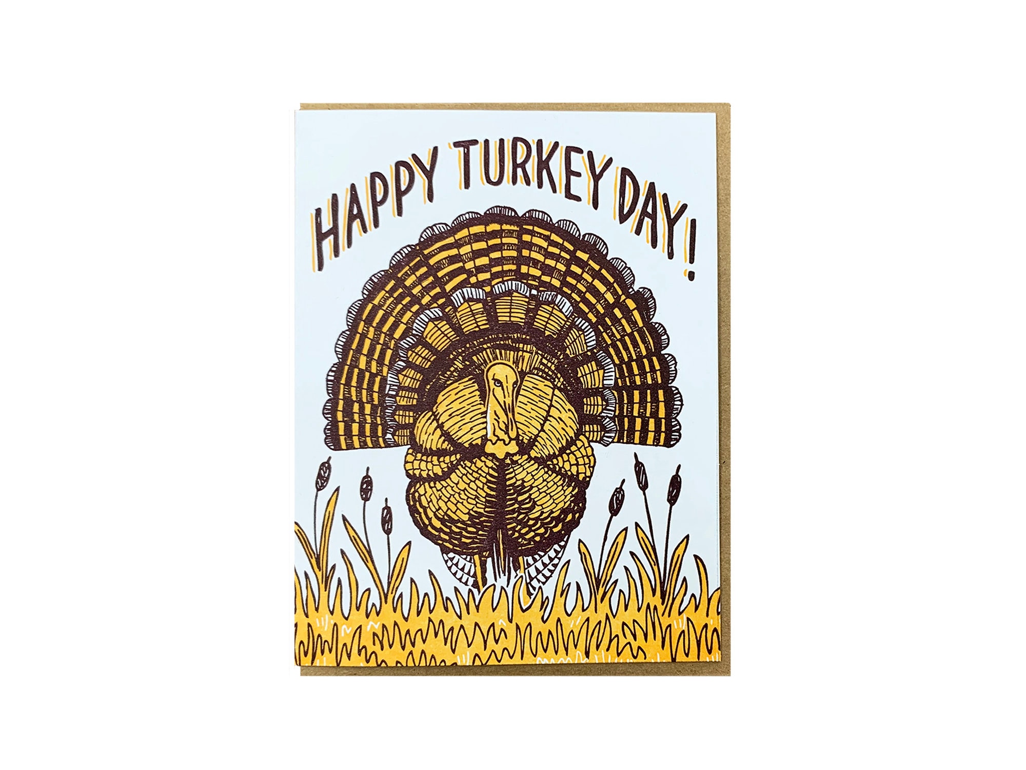 Turkey Day Thanksgiving Cards Boxed Set of 6 Letterpress | Etsy