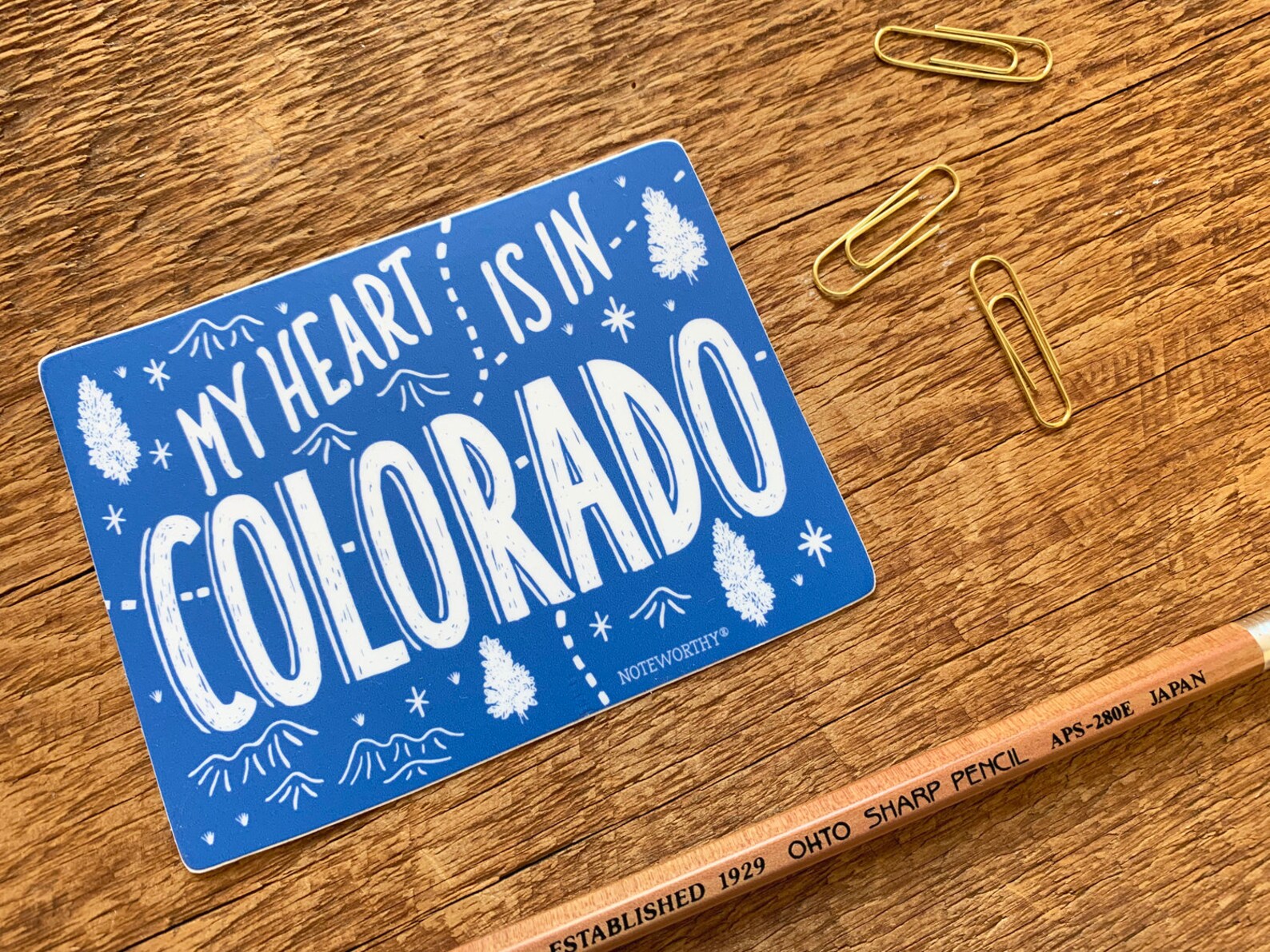 Colorado Sticker Colorado State Map Sticker Bumper Sticker - Etsy
