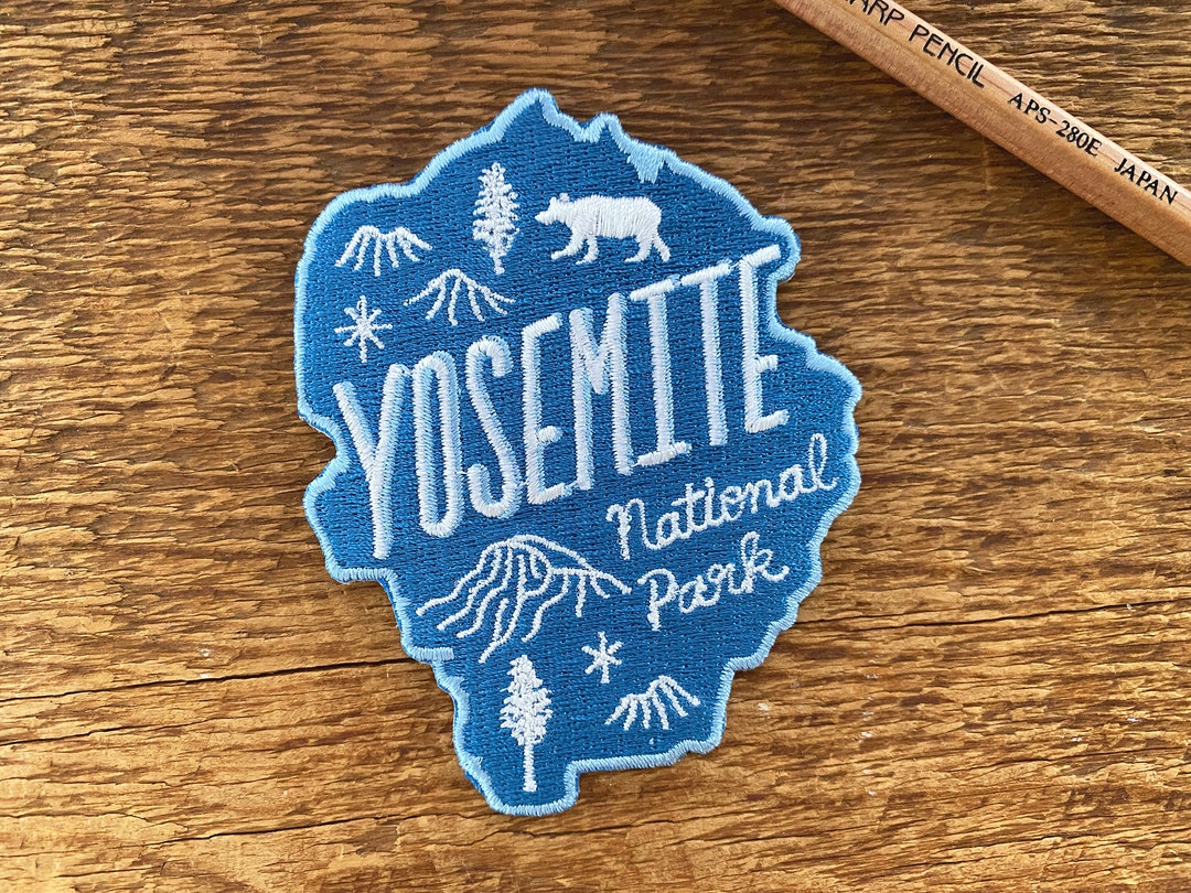 Yosemite Patch, Yosemite National Park Patch, Half Dome, Single Embroidered Patch With Iron-on ...