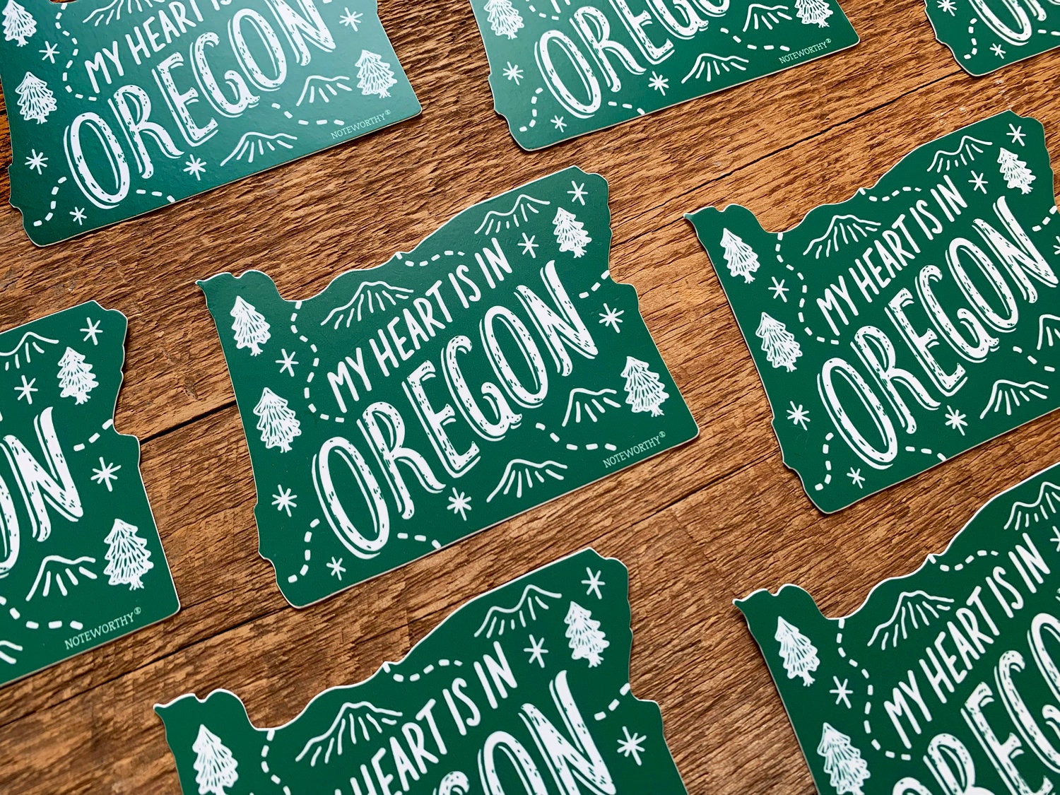 Oregon Sticker Oregon State Sticker Bumper Sticker Single - Etsy