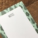 Tree Pocket Notepad, Pine Tree Notes, Office Supplies, 3.5 X 5.5 ...