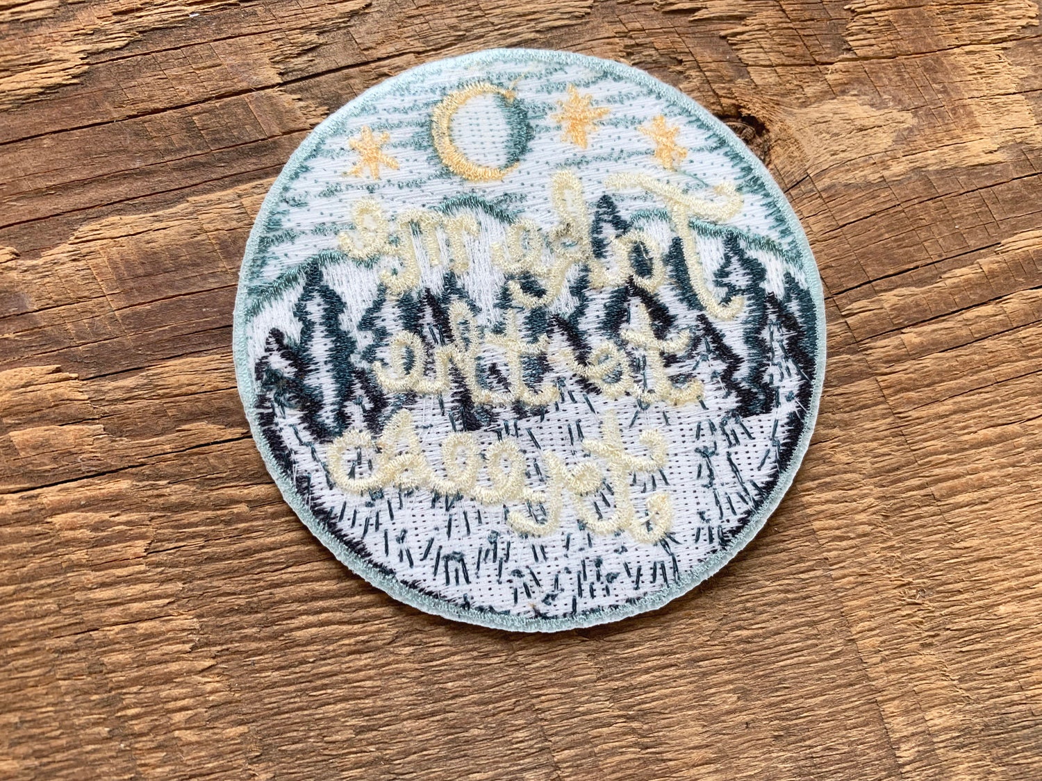 Take Me to the Trees Embroidered Patch Pine Tree Patch | Etsy