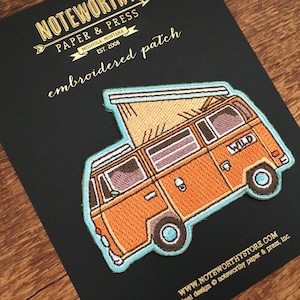 Camper Van Patch, Explore Patch, Single Embroidered Patch With Iron-on ...