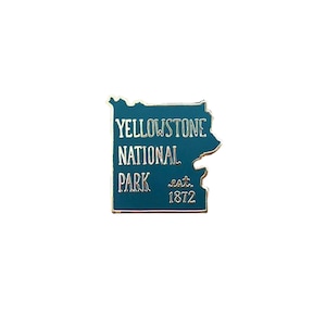 Yellowstone National Park Enamel Pin, National Park Pin, Single Hard ...