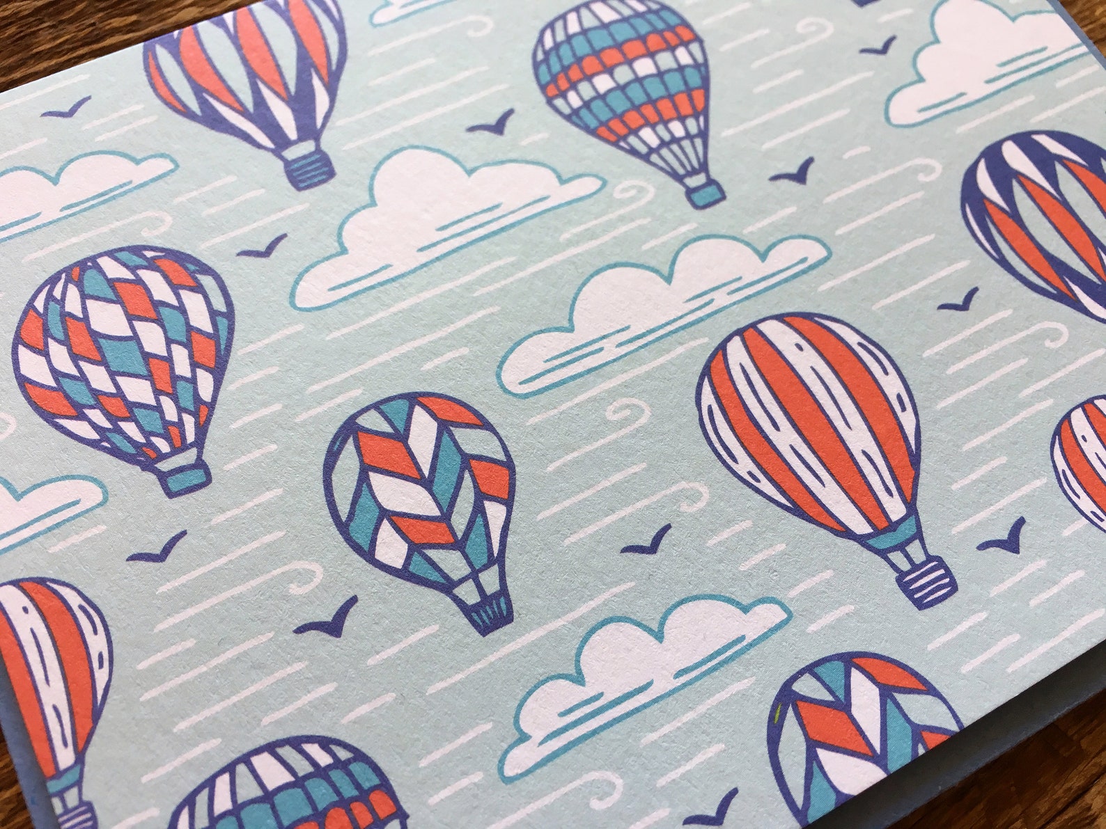 Hot Air Balloons Adventure Cards Boxed Cards Stationery - Etsy