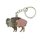 Bison Enamel Keychain, Buffalo Keychain, Explore Keychain, Single Hard ...