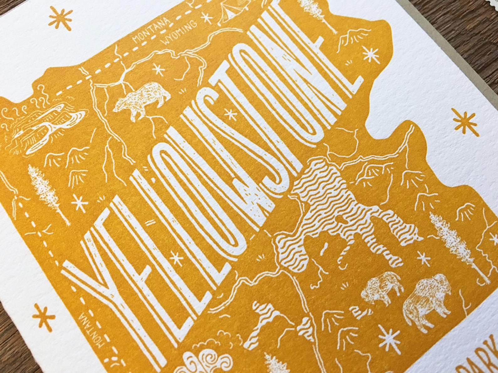 Yellowstone National Park Greeting Card Boxed Set of 6 A2 - Etsy