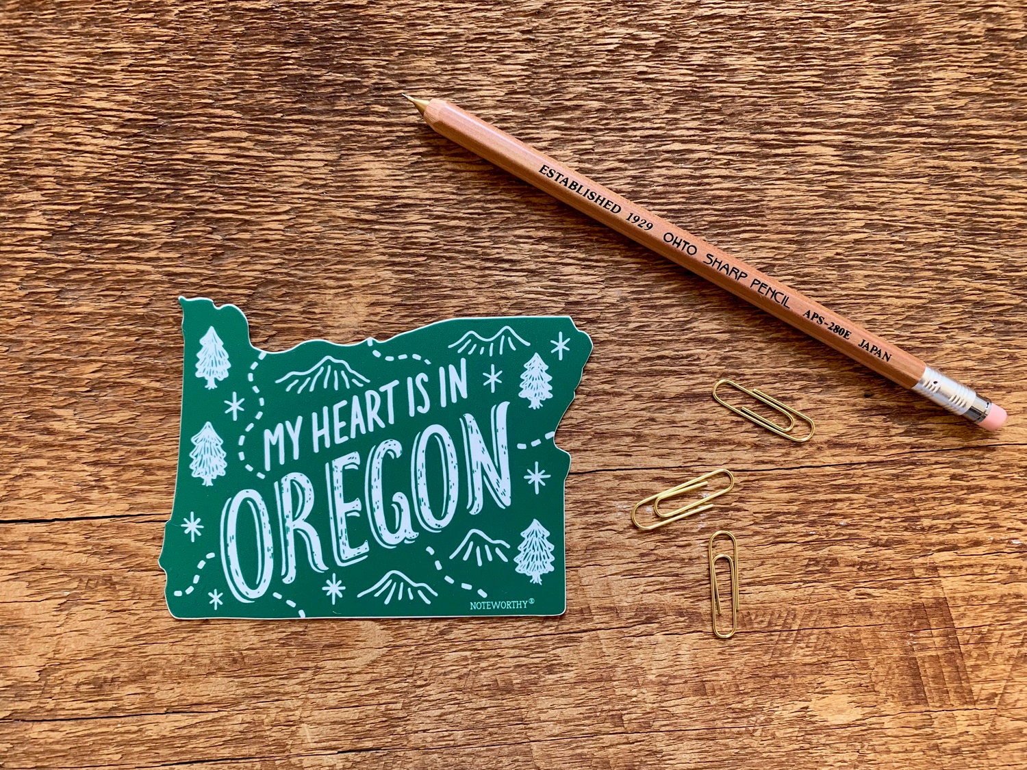 Oregon Sticker Oregon State Sticker Bumper Sticker Single - Etsy