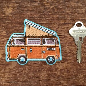 Camper Van Patch, Explore Patch, Single Embroidered Patch With Iron-on Patch - Etsy