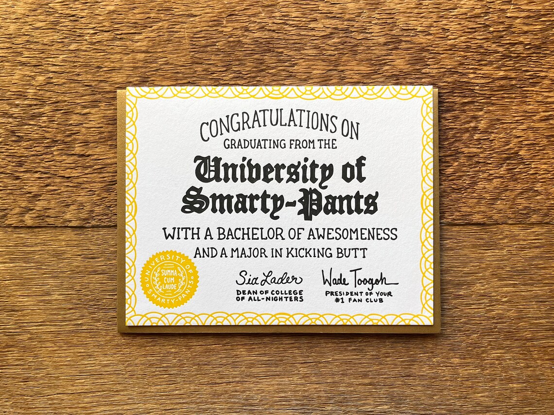 Congratulations Smarty-pants, Humor Grad Card, Graduation Card ...
