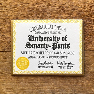 Congratulations Smarty-pants, Humor Grad Card, Graduation Card ...