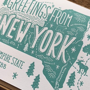 New York Greeting Card, Greetings From New York, Boxed Set of 6, A2 ...
