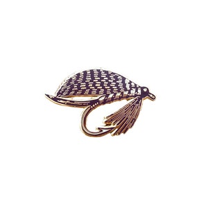 Fly Fishing Enamel Pin, Fishing Fly Enamel Pin, Single Hard Enamel Pin ...