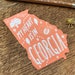 Georgia Sticker Georgia State Sticker Bumper Sticker Single - Etsy