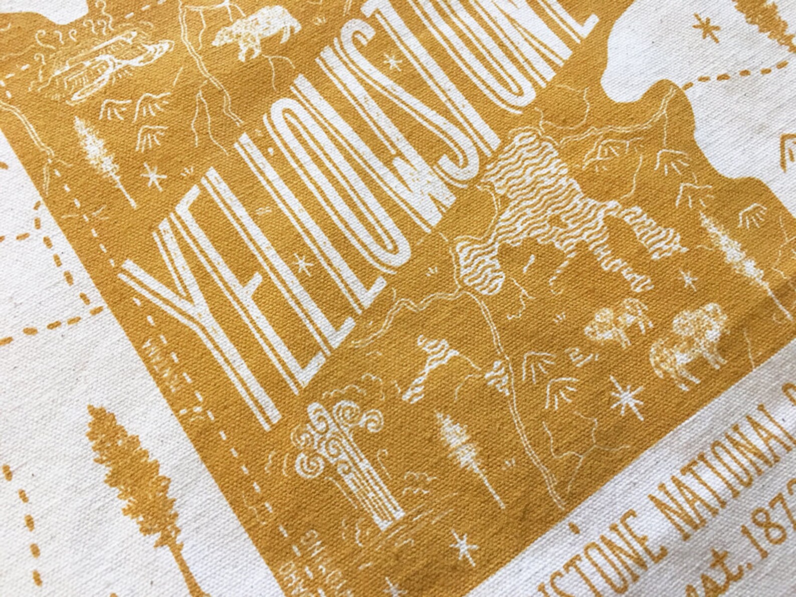 Yellowstone Tote Bag, Yellowstone National Park, Canvas Tote Bag ...