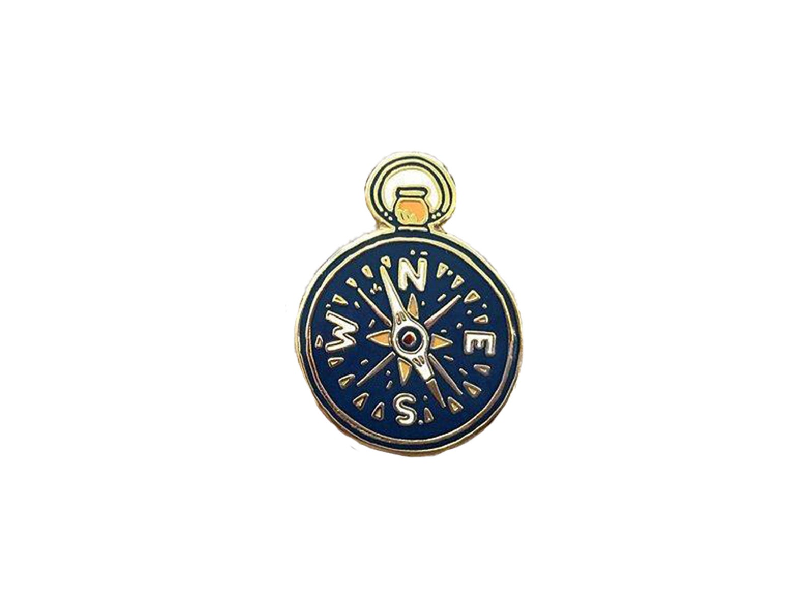 Compass Enamel Pin Explore Pin Single Hard Enamel Pin With - Etsy