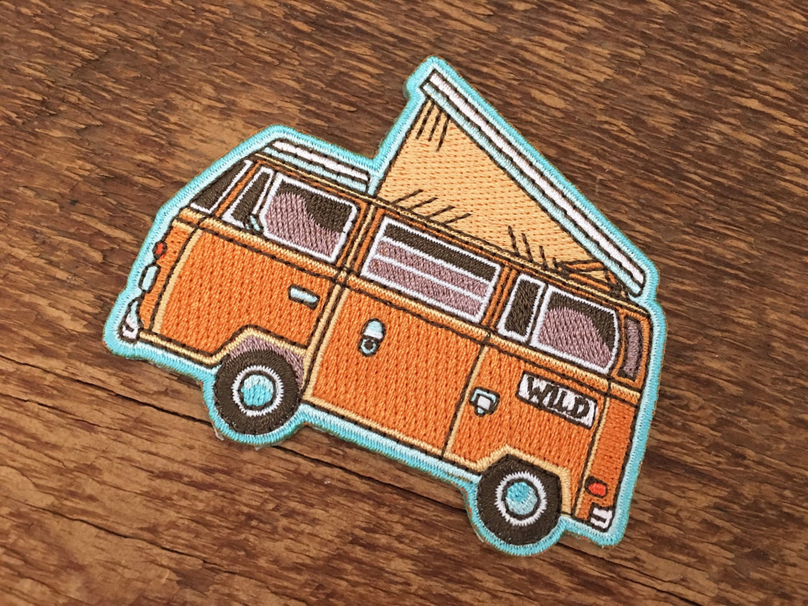 Camper Van Patch Explore Patch Single Embroidered Patch With | Etsy