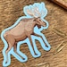 Moose Sticker Single Die Cut Vinyl Sticker - Etsy