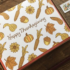 Happy Thanksgiving Boxed Set of 6 Thanksgiving Cards | Etsy