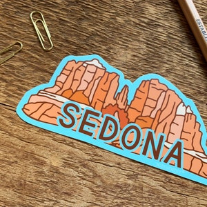 Sedona Sticker, Cathedral Rock Sticker, Single Die Cut Vinyl Sticker - Etsy