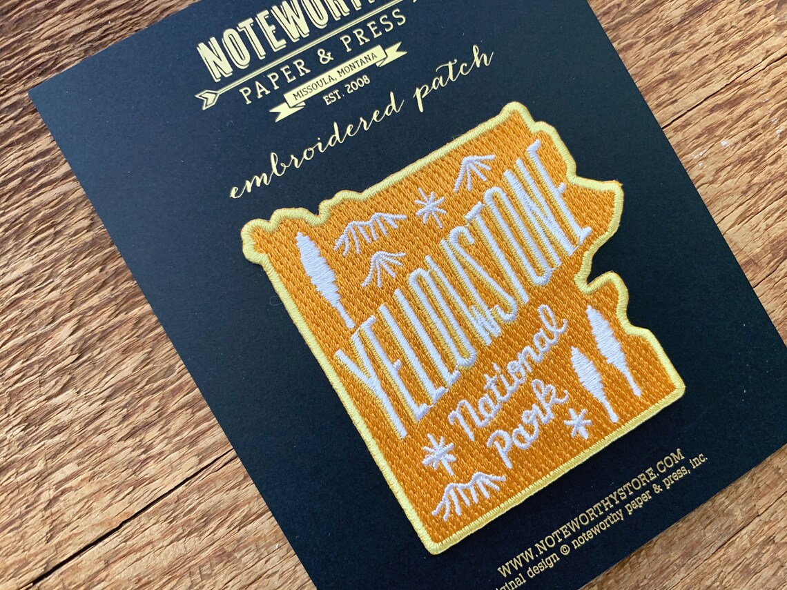 Yellowstone Patch Yellowstone National Park Patch Single | Etsy