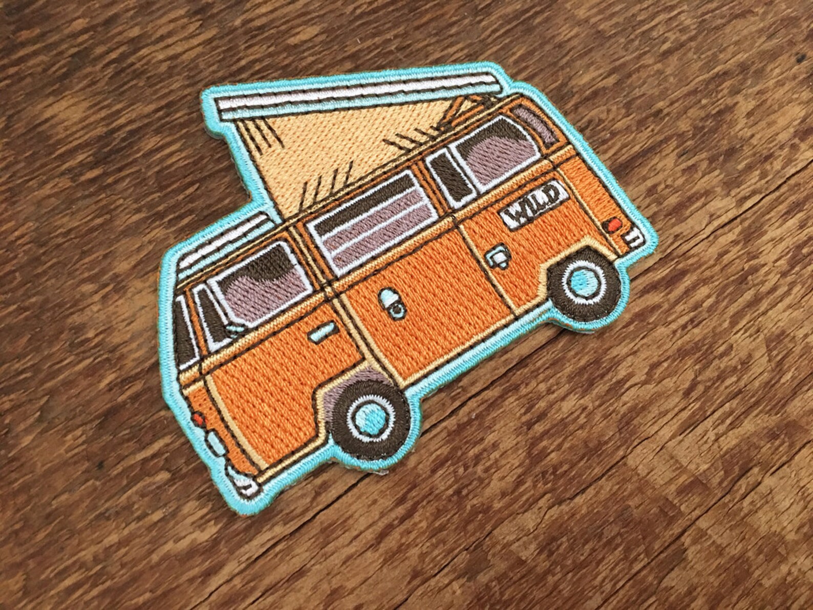 Camper Van Patch Explore Patch Single Embroidered Patch With | Etsy