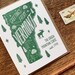 Vermont Greeting Card, Greetings From Vermont, Boxed Set of Letterpress ...