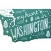 Washington Sticker Washington State Sticker Bumper Sticker - Etsy