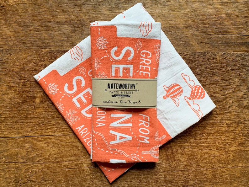 Sedona Arizona Tea Towel Sedona Tea Towel Single Screen | Etsy