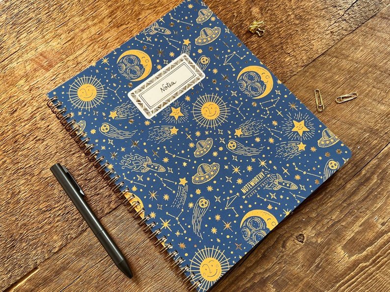 Celestial Notebook Constellation Notebook Wire-o Notebook - Etsy