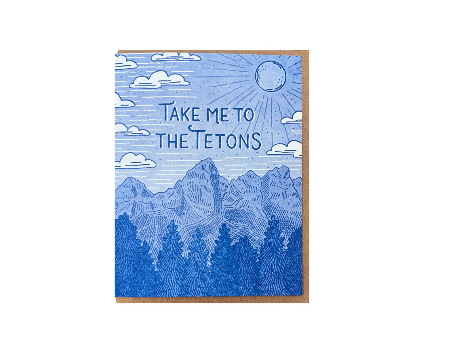 Take Me to the Tetons Greeting Card Grand Teton Card - Etsy