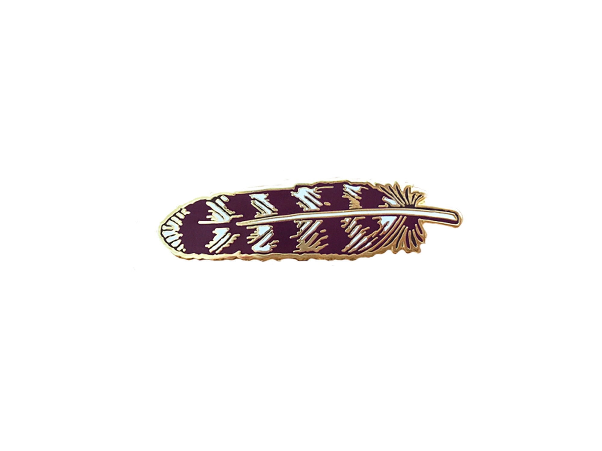 Feather Enamel Pin Outdoors Enamel Pin Single Hard Enamel - Etsy