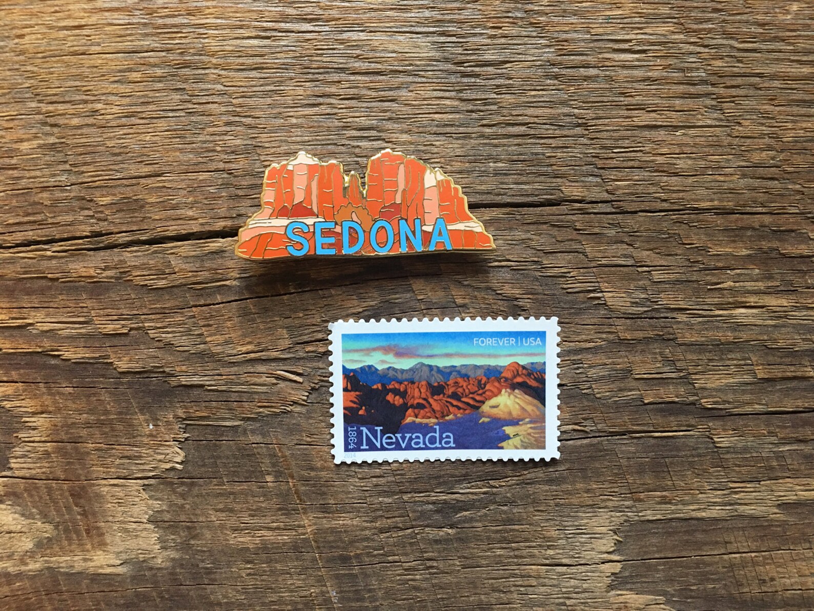 Sedona Arizona Enamel Pin Cathedral Rock Pin Single Hard | Etsy