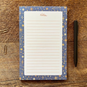 Constellations Notepad, Celestial Notepad, 5.5 X 8.5 Notepad - Etsy