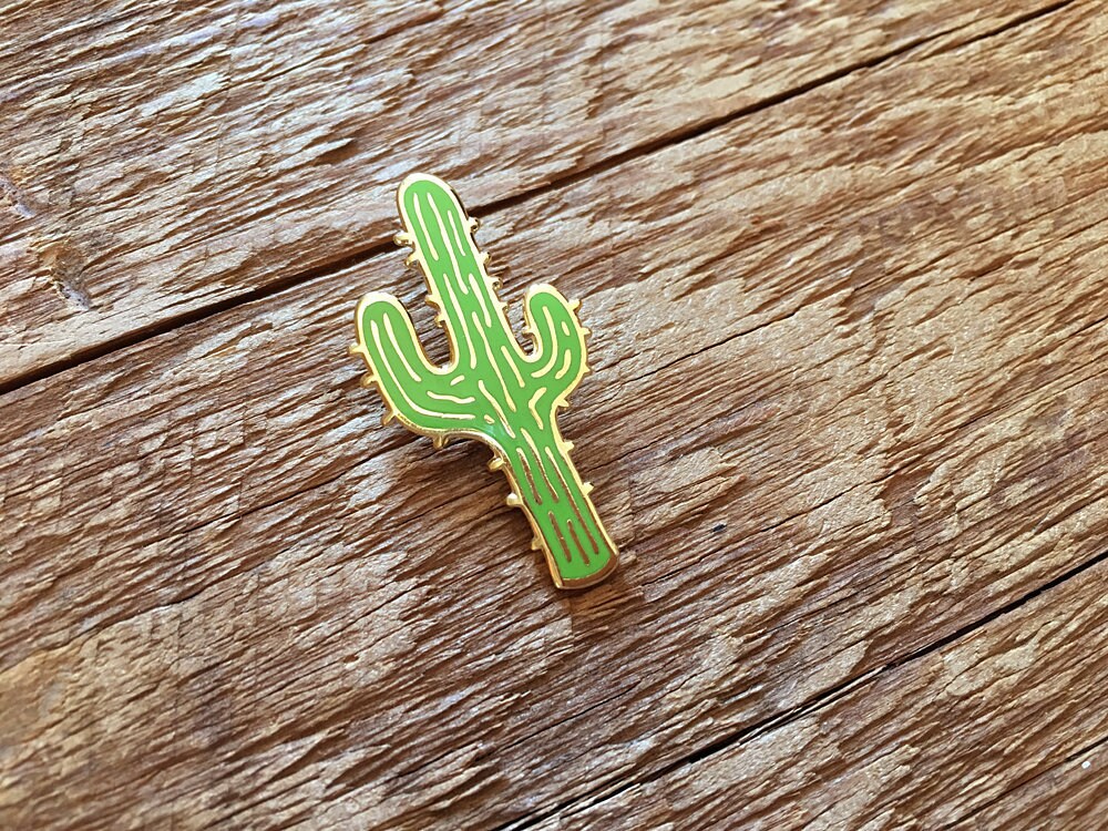Cactus Enamel Pin Desert Enamel Pin Single Hard Enamel Pin | Etsy