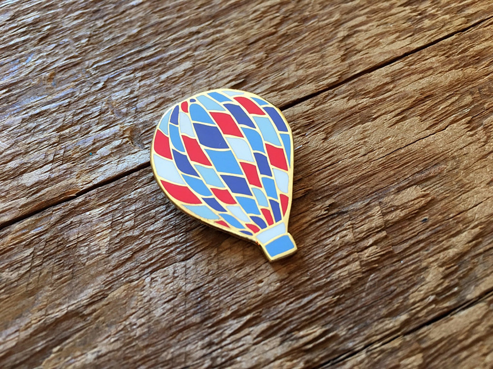 Hot Air Balloon Enamel Pin Outdoors Enamel Pin Single Hard - Etsy