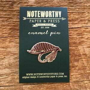 Fly Fishing Enamel Pin, Fishing Fly Enamel Pin, Single Hard Enamel Pin ...