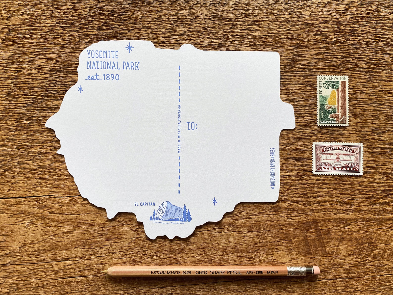 Yosemite Postcard, Yosemite Map, Yosemite National Park Map California ...