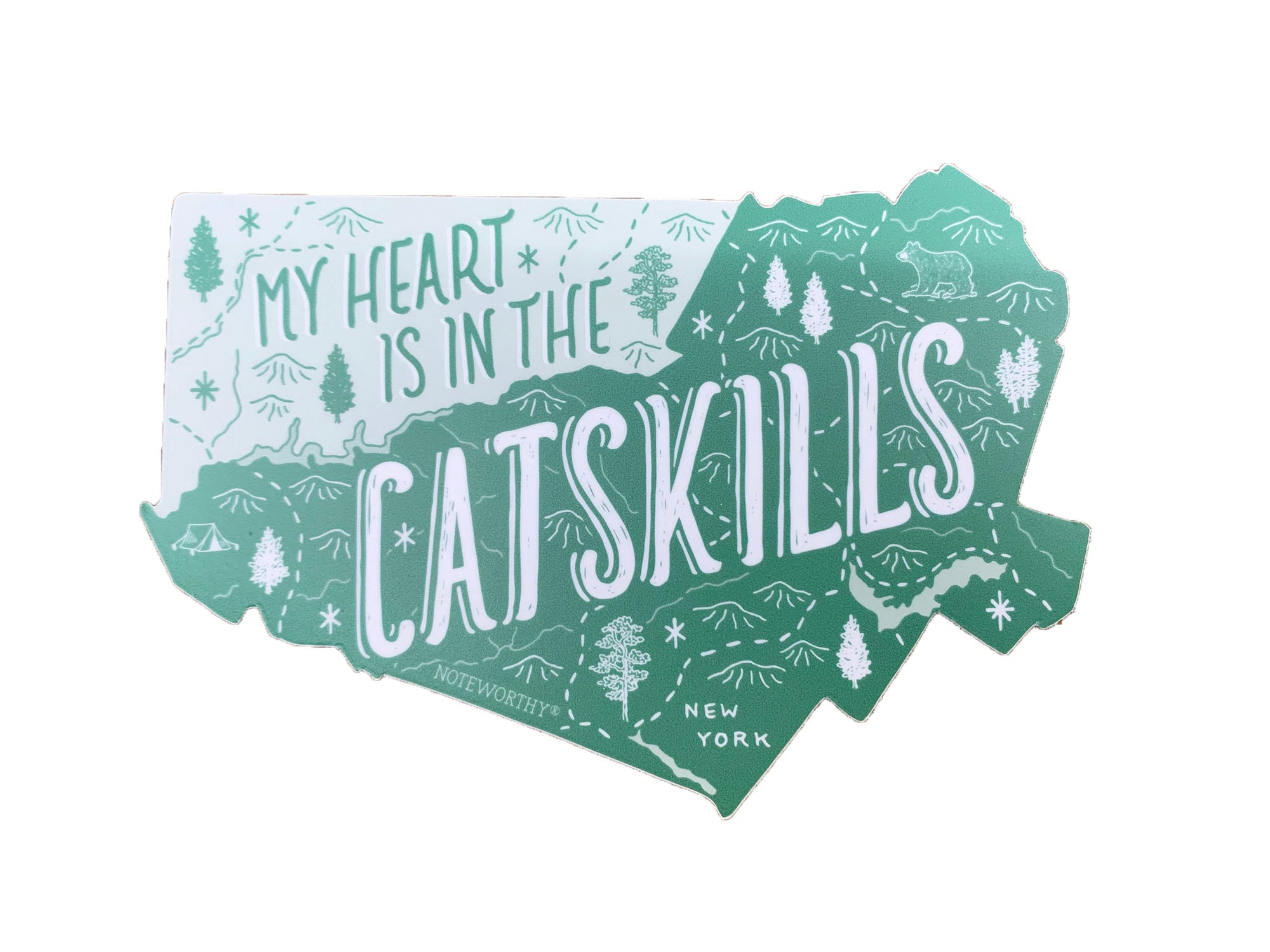Catskills Sticker New York Sticker Bumper Sticker Single | Etsy