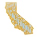 California Sticker California State Sticker Bumper Sticker - Etsy
