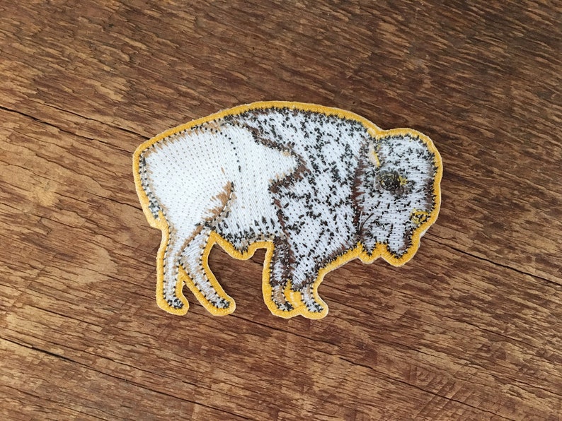 Bison Patch Buffalo Patch Explore Patch Single Embroidered - Etsy