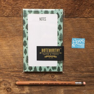 Tree Pocket Notepad, Pine Tree Notes, Office Supplies, 3.5 X 5.5 ...