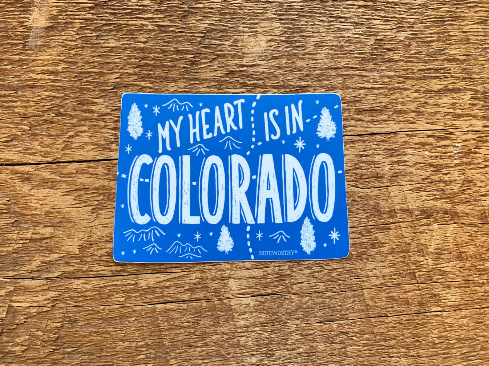 Colorado Sticker Colorado State Map Sticker Bumper Sticker - Etsy