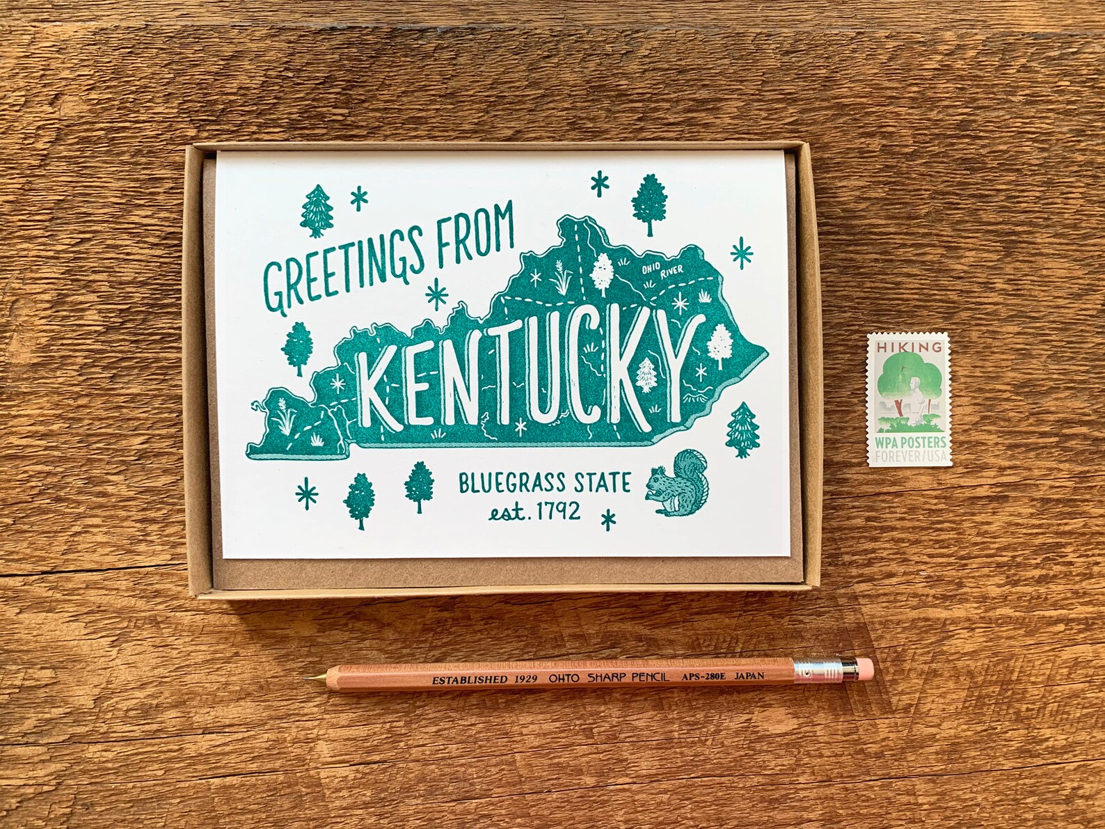 Kentucky Greeting Card Greetings From Kentucky Boxed Set of | Etsy
