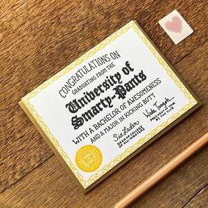 Congratulations Smarty-pants, Humor Grad Card, Graduation Card ...
