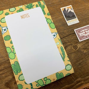 Desert Pocket Notepad, Cactus Pattern Notepad, Office Desk Pad, 3.5 X 5 ...