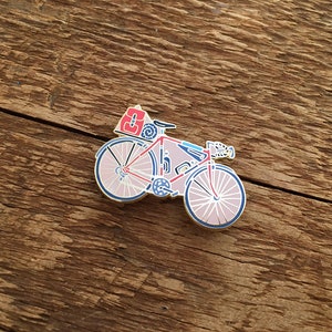 Bicycle Enamel Pin, Outdoors Enamel Pin, Single Hard Enamel Pin With ...