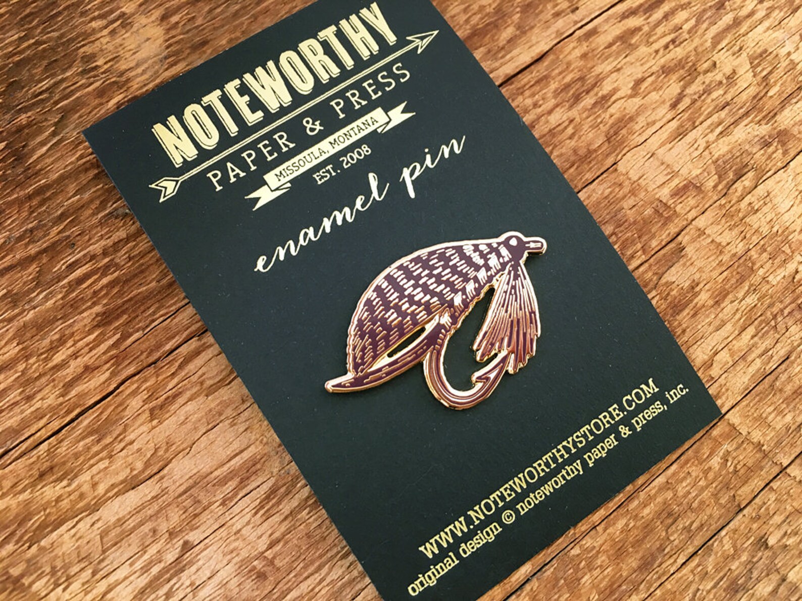 Fly Fishing Enamel Pin Fishing Fly Enamel Pin Single Hard | Etsy
