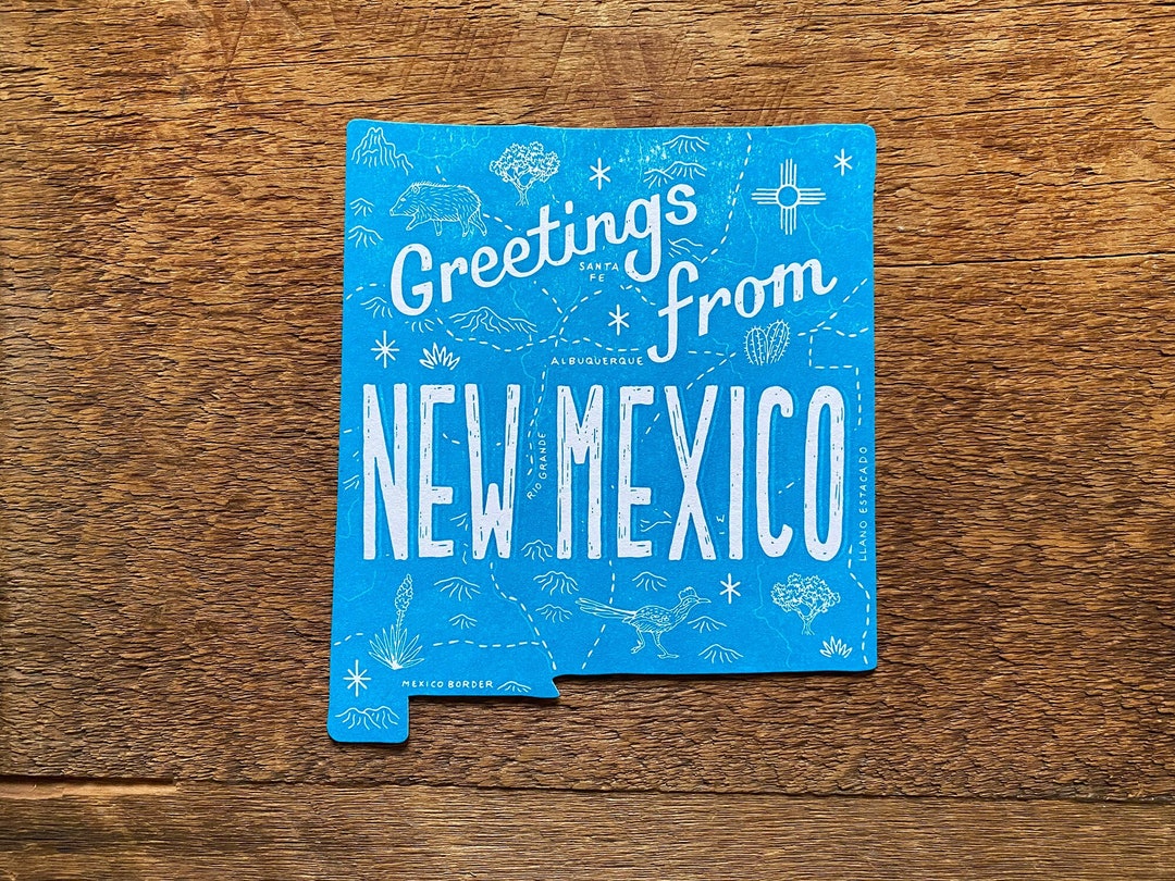 New Mexico Postcard, Greetings From New Mexico, Land of Enchantment ...
